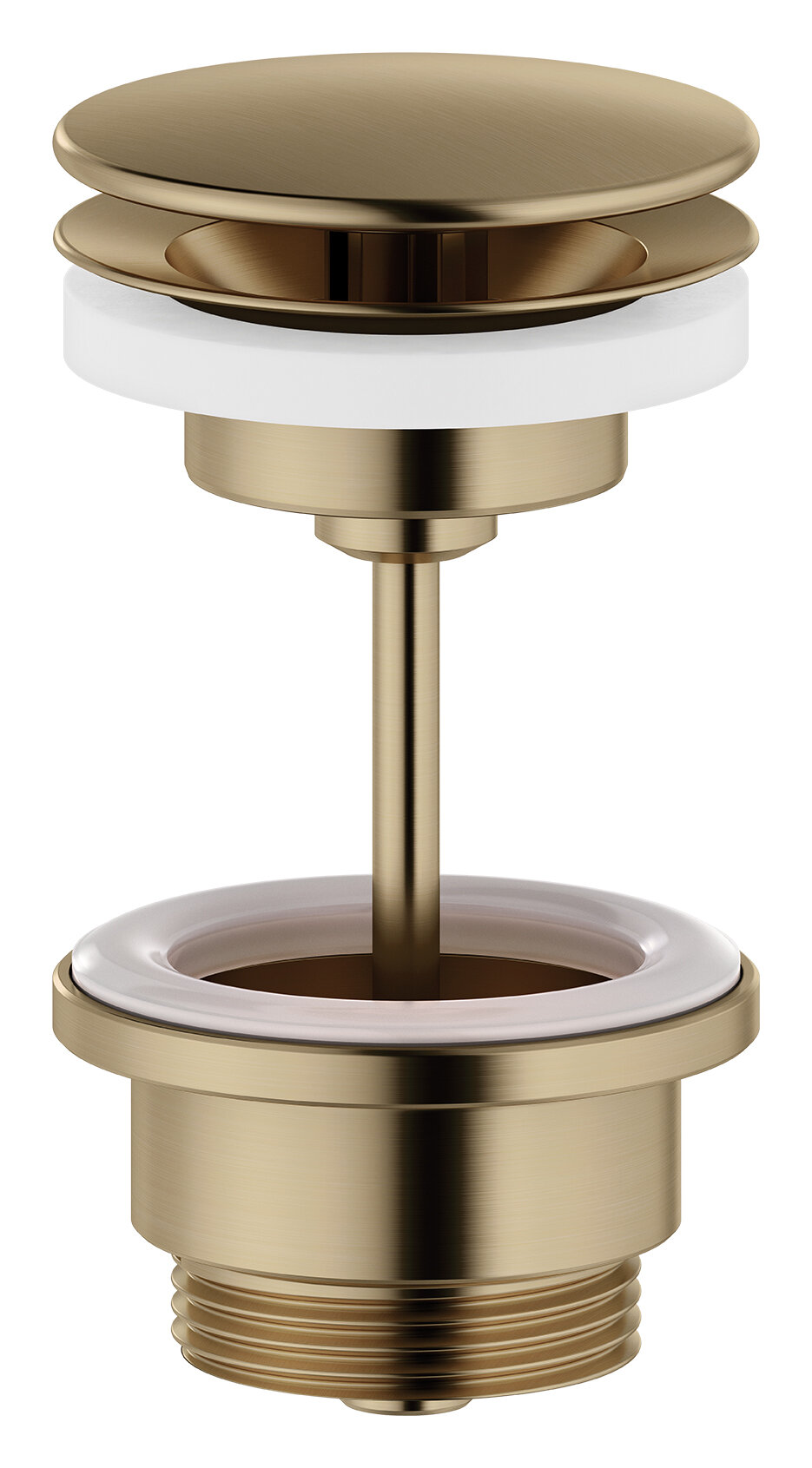 Brushed Bronze Basin waste, always open [https://damixa.com]